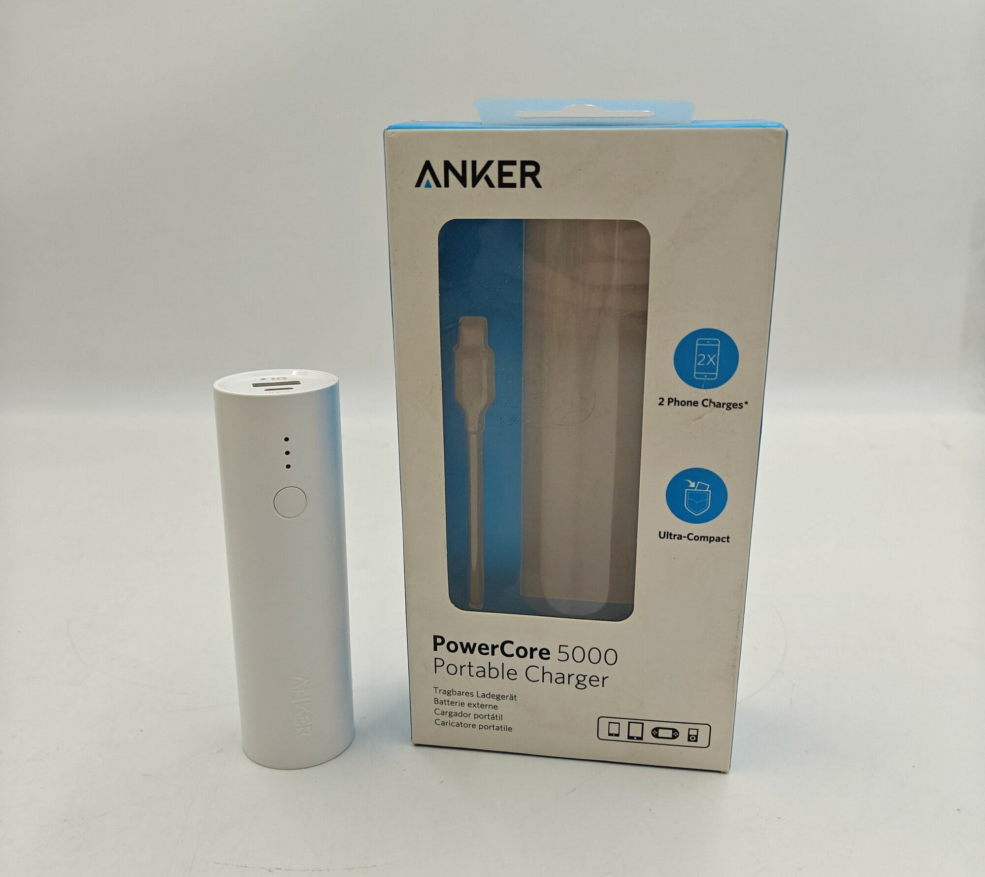 Внешний аккумулятор Anker PowerCore 5000 mAh, для iPhone, iPad, Android, A1109G11