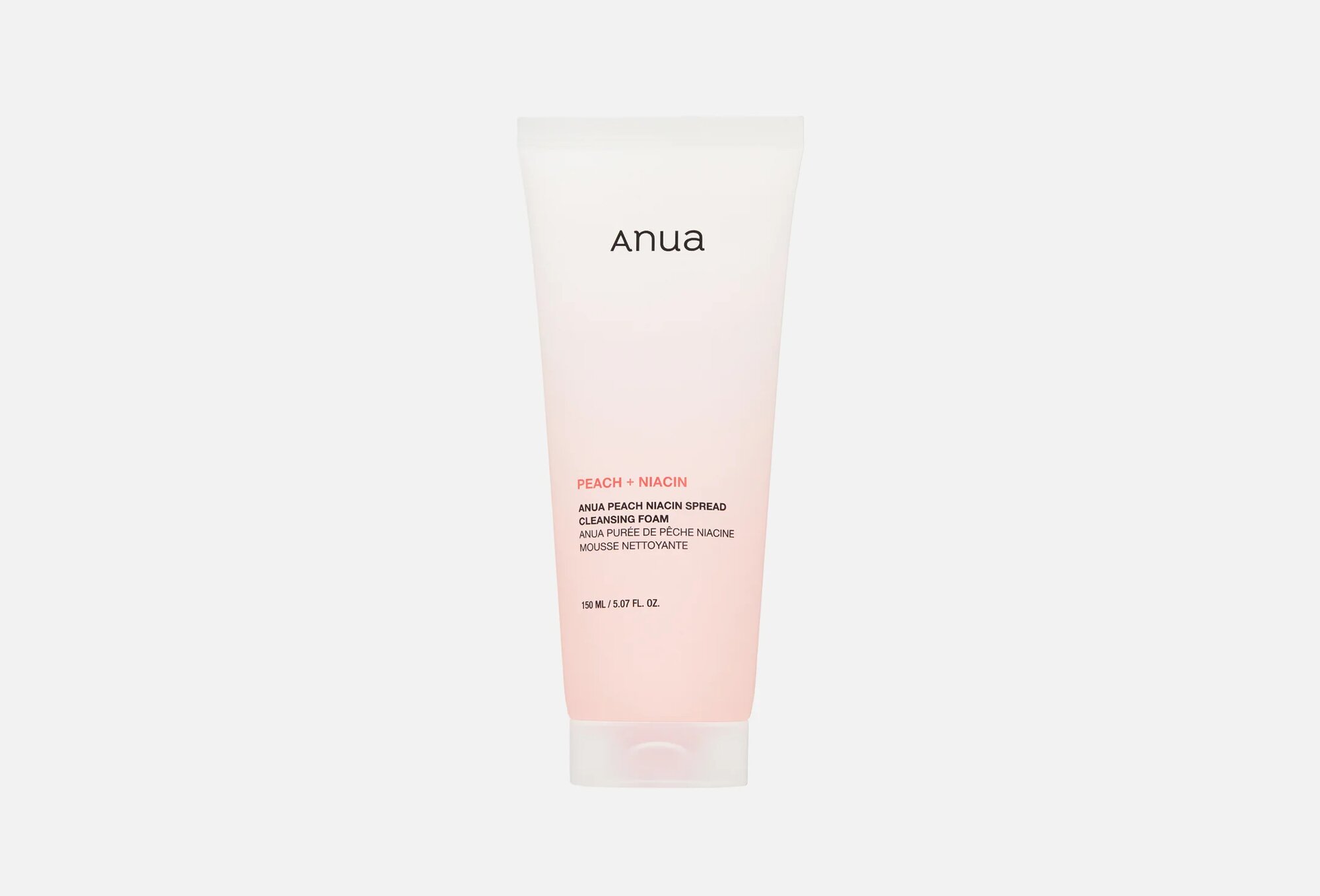 Очищающая пенка для лица ANUA Peach Niacin Spread, для всех типов кожи, 150 мл