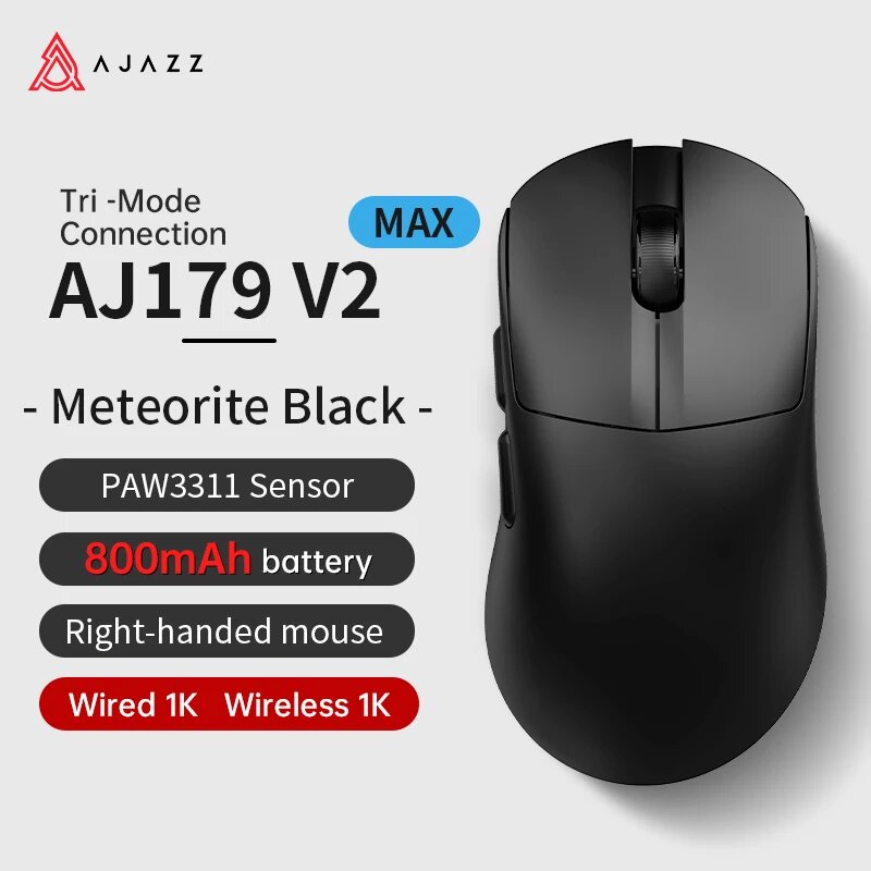 AJAZZ AJ179 PRO Black, Цвет: AJ179 V2 Max-3311-B
