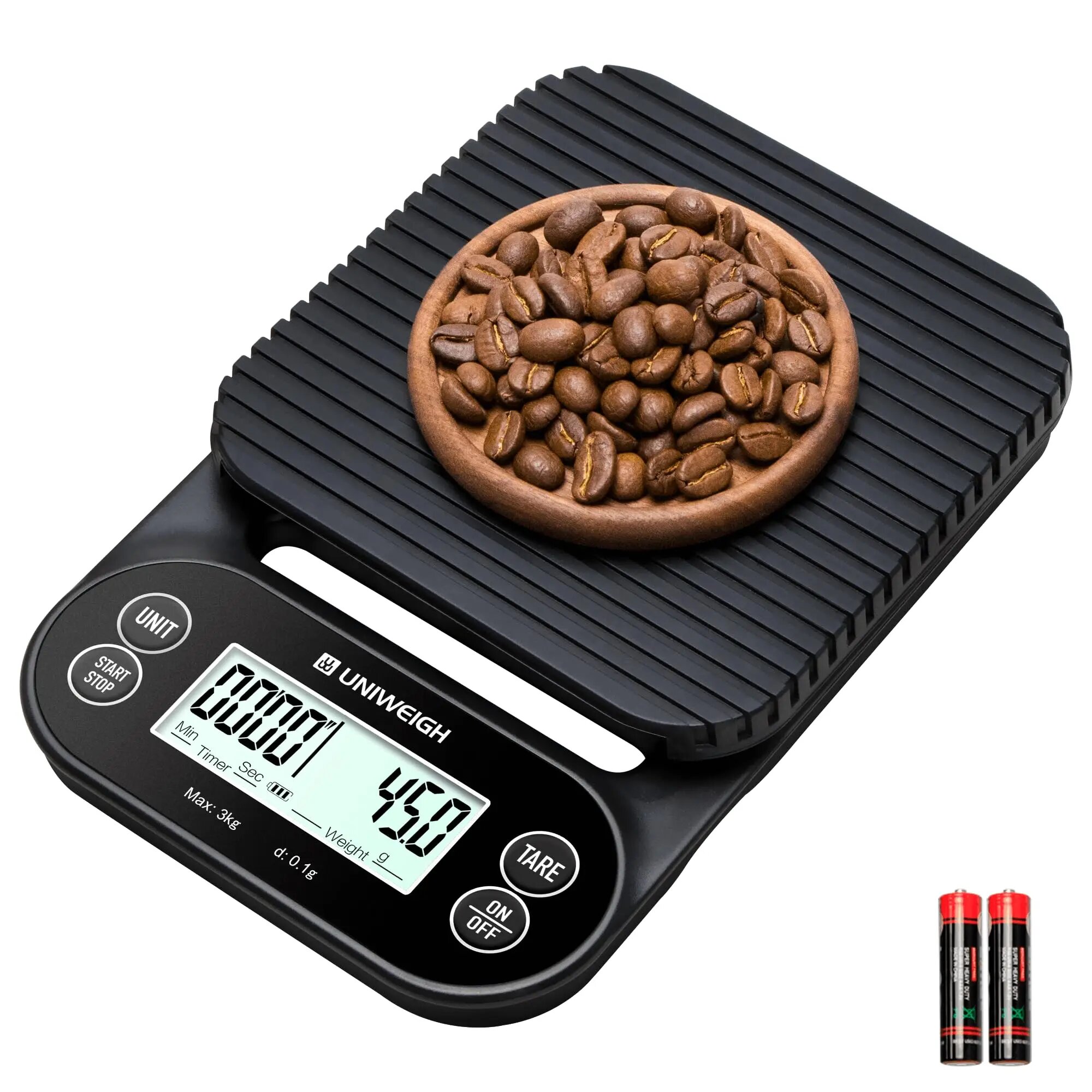 UNIWEIGH Электронные весы для кофе 3 кг