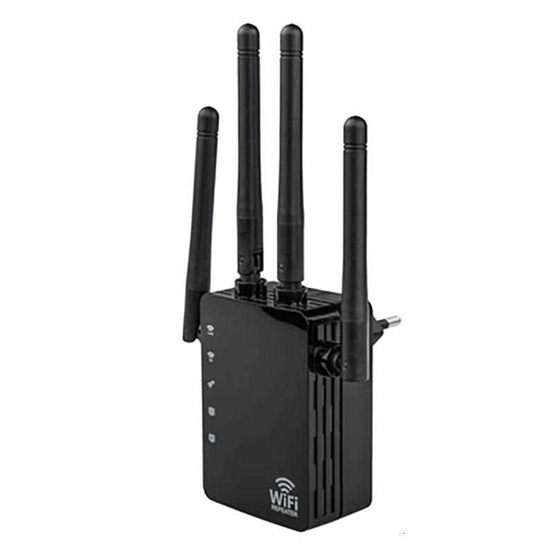 WiFi-репитер, Черный - вилка европейского стандарта