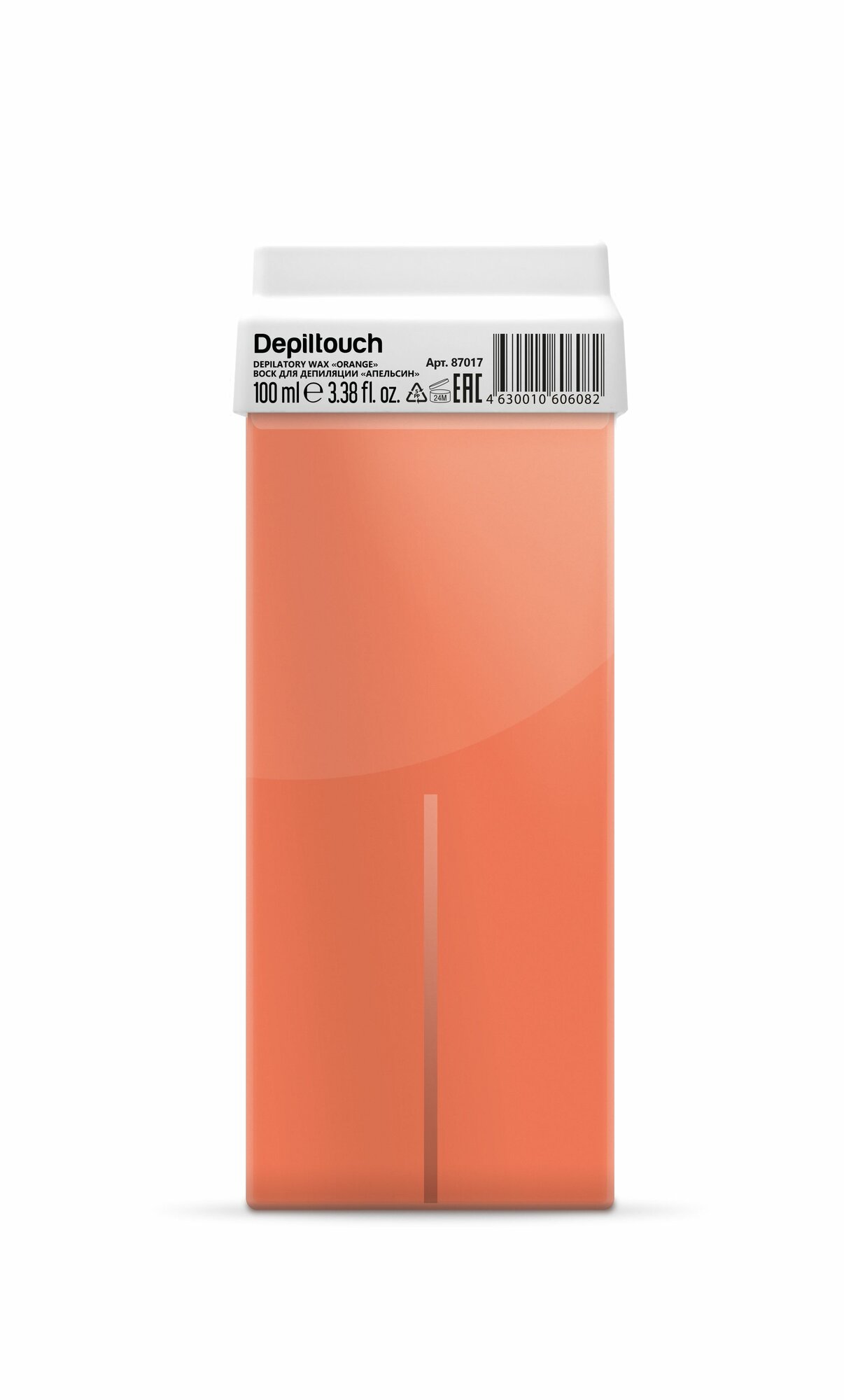 DEPILTOUCH Воск для депиляции натуральный в картридже апельсин, 100 мл