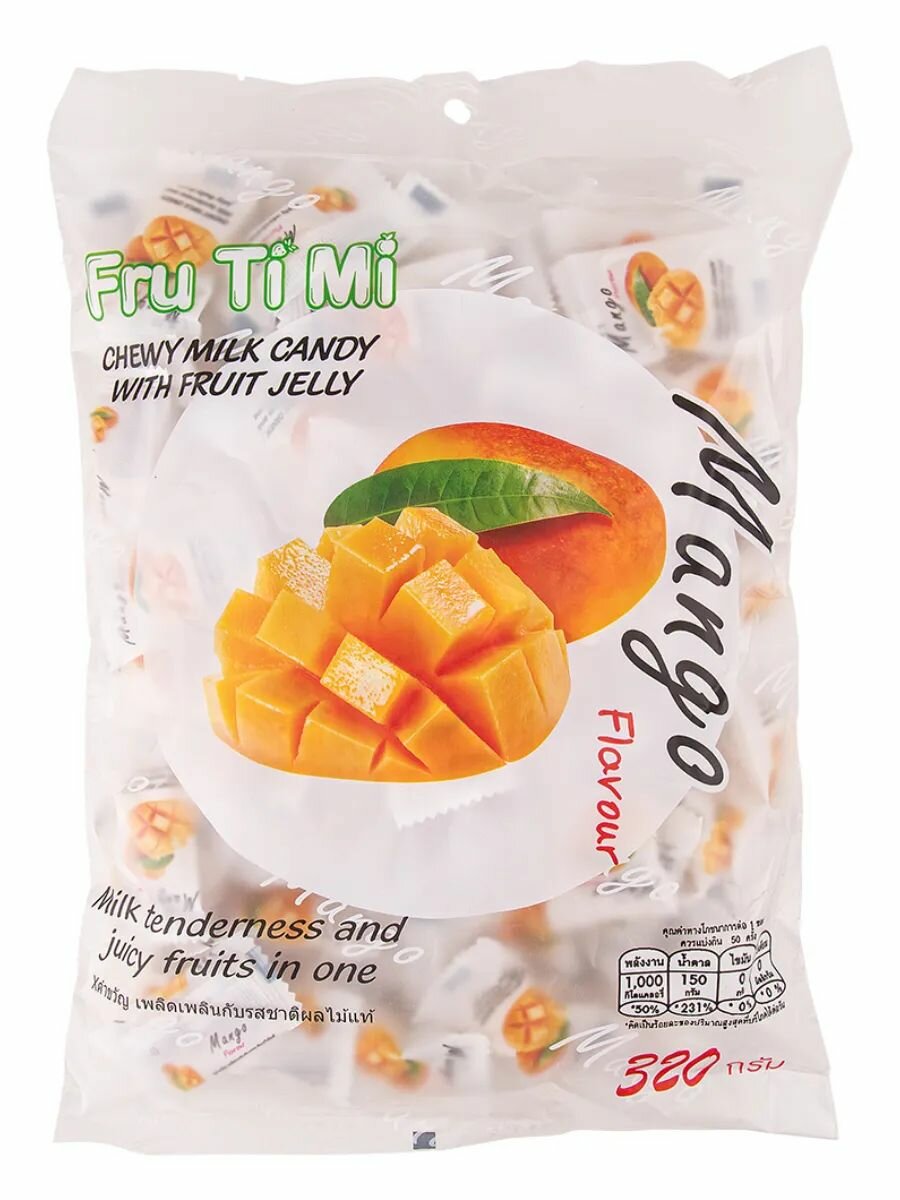 Тайские ириски Манго Fru Ti Mi, 320 гр