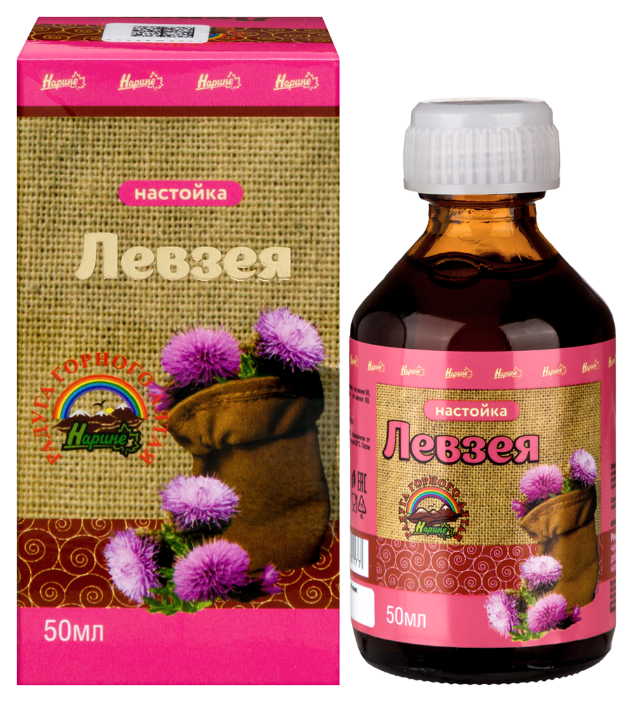 Левзея настойка 50мл Нарине