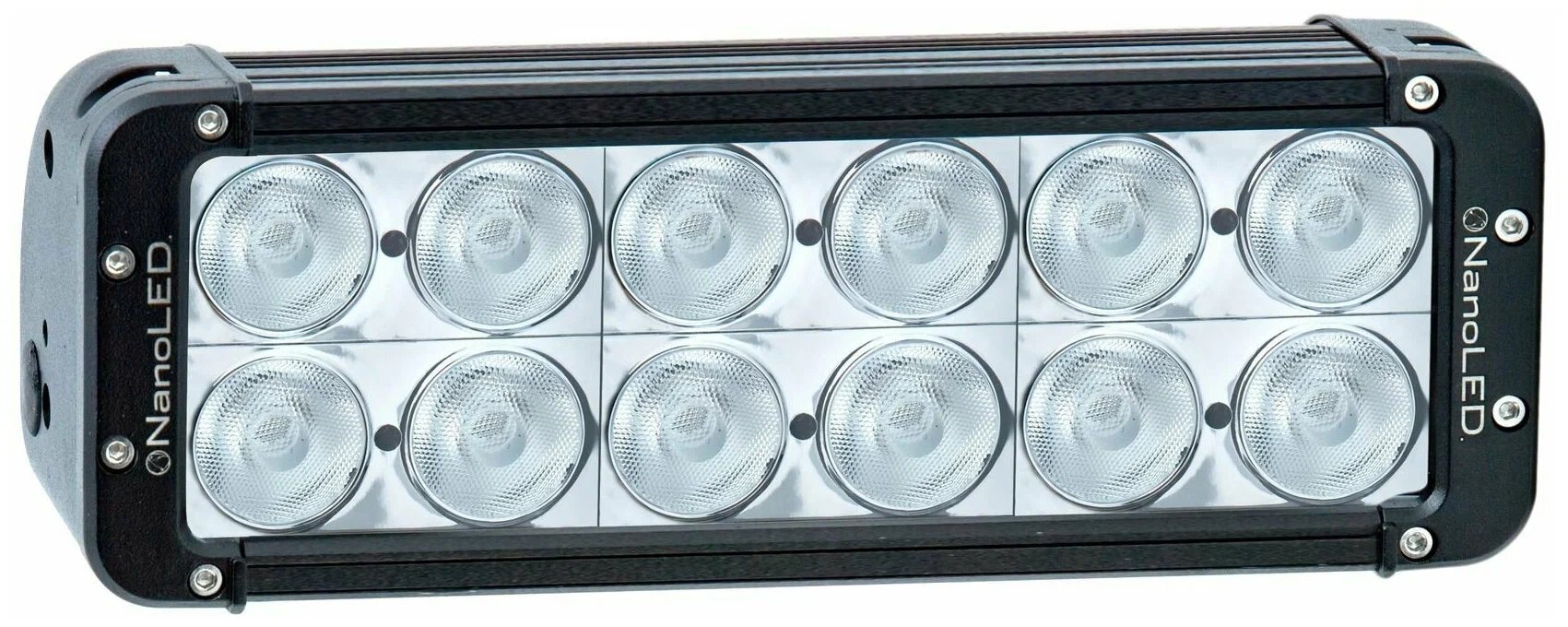 Фара светодиодная NANOLED 120W, 12LED CREE X-ML, в два ряда, широкий луч, мм 276*100*93 мм