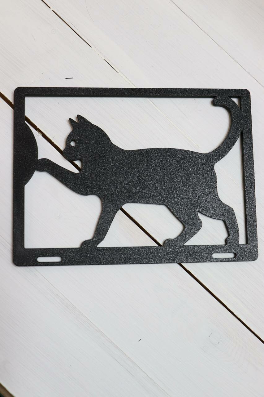 Картина объемная котик 3D интерьерная 24х15 см