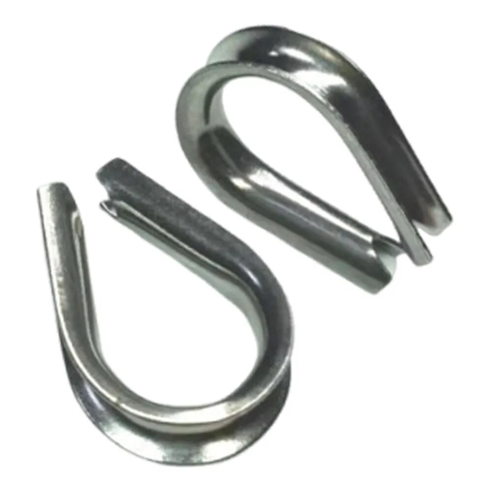 Зажимы для стального троса 6 мм из нержавеющей стали 304, надежные фиксаторы для такелажа, ограждений и баннеров, устойчивые к коррозии.