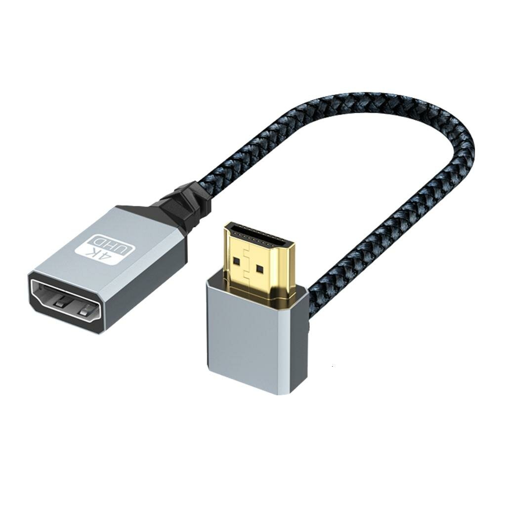 Кабель-удлинитель HDMI 4K, верхний тип - Металл 60 Гц