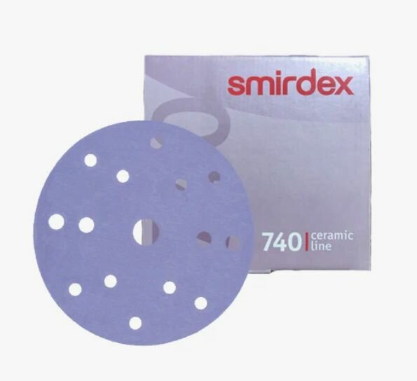 SMIRDEX 740 P120 Абразивный круг Ceramic D150мм 15 отв. Упаковка 5 штук