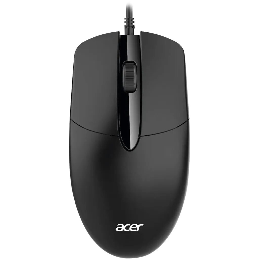 Мышь проводная Acer OMW300, оптическая, USB, 1200dpi, черный [zl. mcecc.01w]