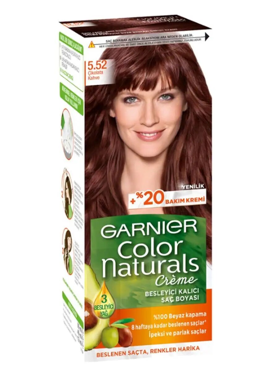 Крем-краска Garnier Color Naturals 5.52 Красное дерево