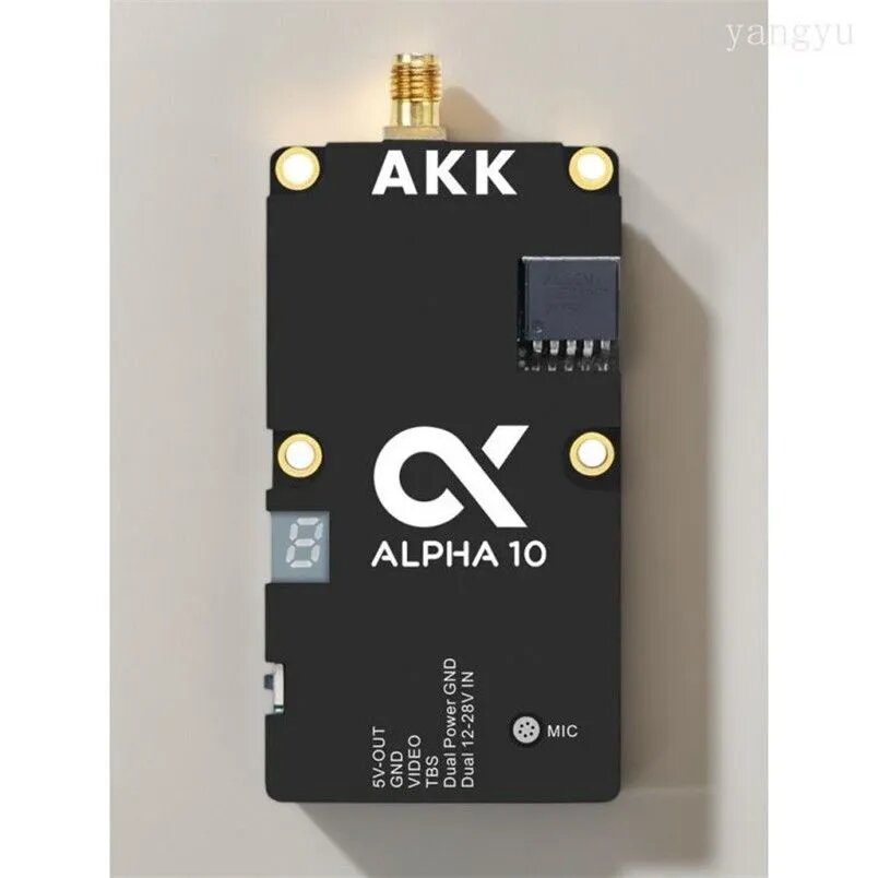 5.8GHz 10W 80CH VTX AKK Alpha 10 трансимиттер для FPV дронов