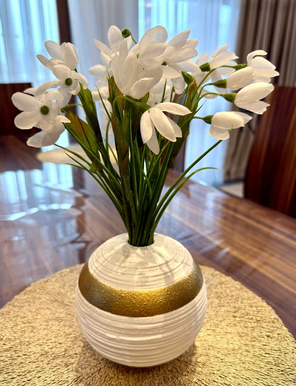 Букет весенний пасхальная композиция из искусственных цветов в кашпо №15