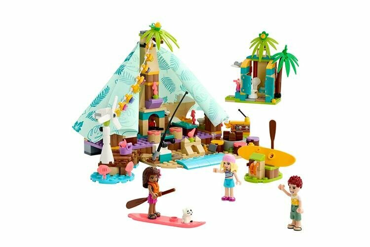 Конструктор унисекс LEGO Friends Beach Glamping 41700, 380 деталей