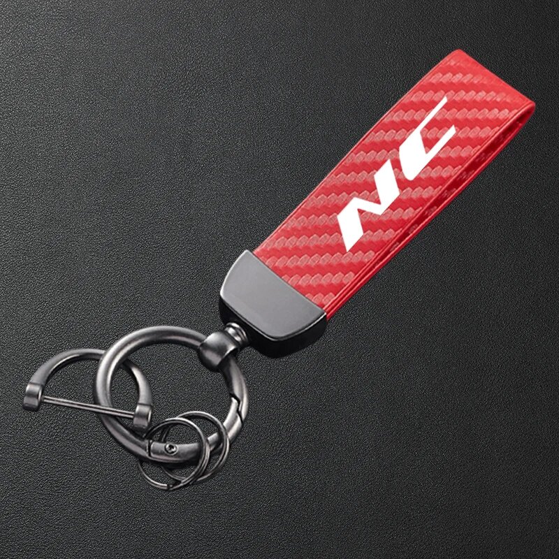 Брелок Для Мотоцикла HONDA NC750X NC750S NC700X NC700S Из Текстурированной Кожи С Красный, Red