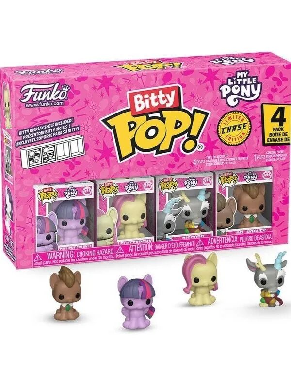 100% Original оригинал Funko Pop My Little Pony Монли , набор 4 шт. (шанс/ch)