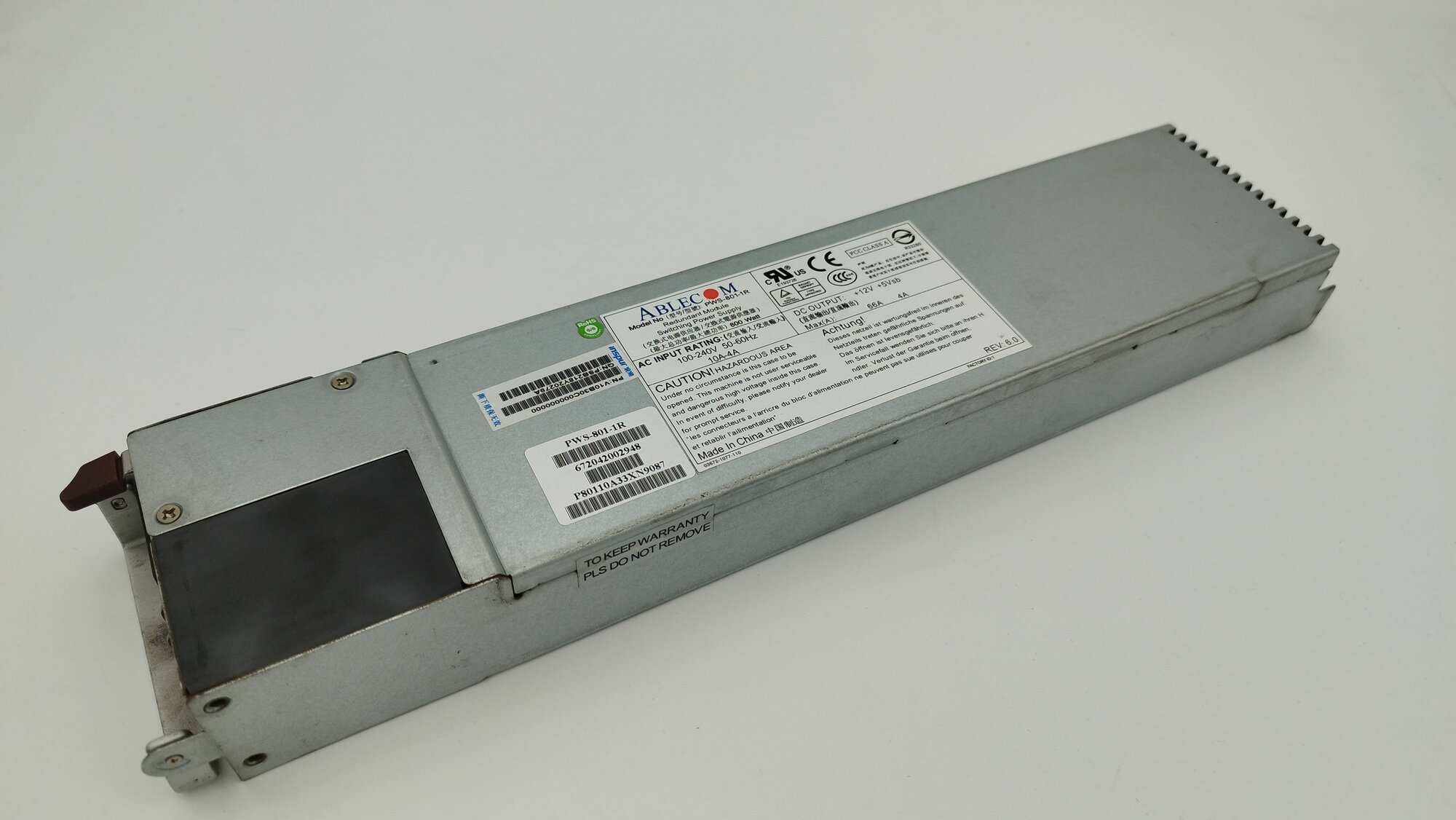 Блок питания Supermicro PWS-801-1R 800W