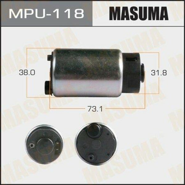 Бензонасос электрический MASUMA MPU-118 Toyota Camry, Rav4, Yaris, Hiace <-12