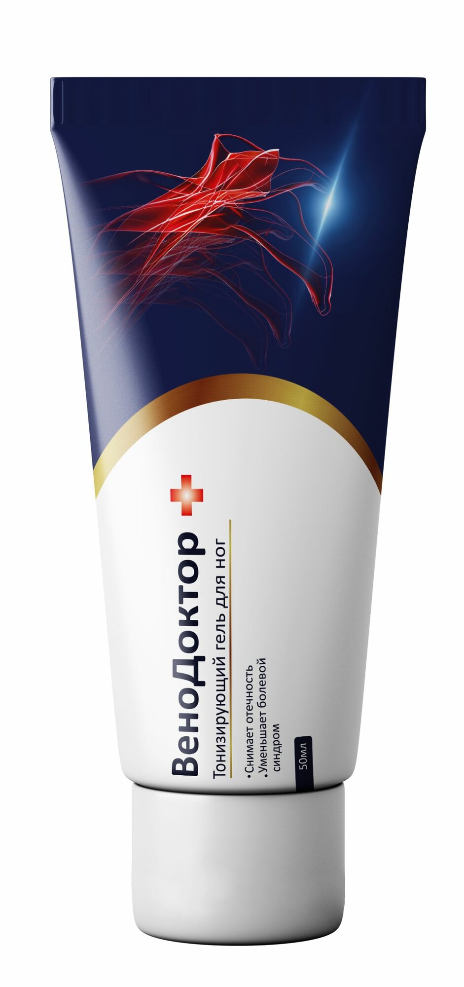 Вено Доктор: крем для суставов, с экстрактом пиявки и хондроитином, обезболивающий и восстанавливающий, 50 мл