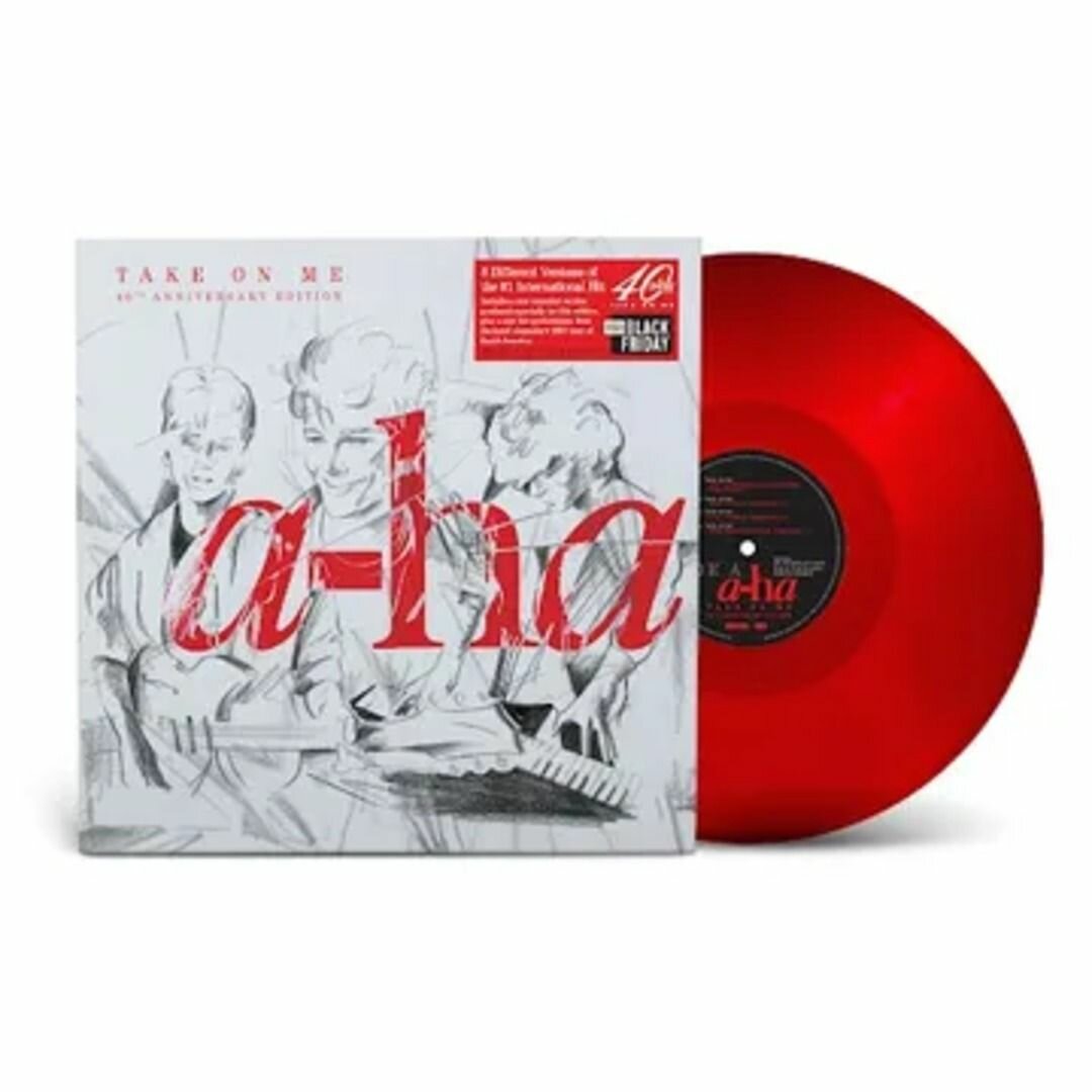 A-ha - Take On Me (3000шт в мире Ruby Red RSD, 40th Anniversary USA Limited) Цвет: "Рубиново-Красный", Ультра-Редкая Виниловая Пластинка из США, Восемь Версий Культовой Песни на Виниле