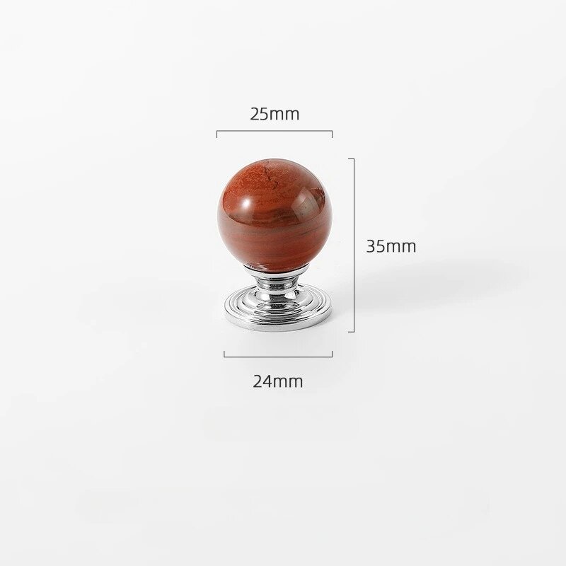 Ручка Tenchtwo 25mm Red Stone1