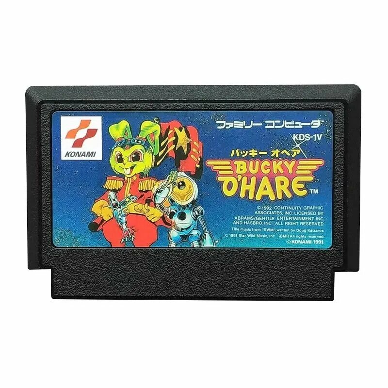 Bucky O'Hare - Игра 8-битный картридж Famicom - игровой картридж NES (8 bit, японская версия)