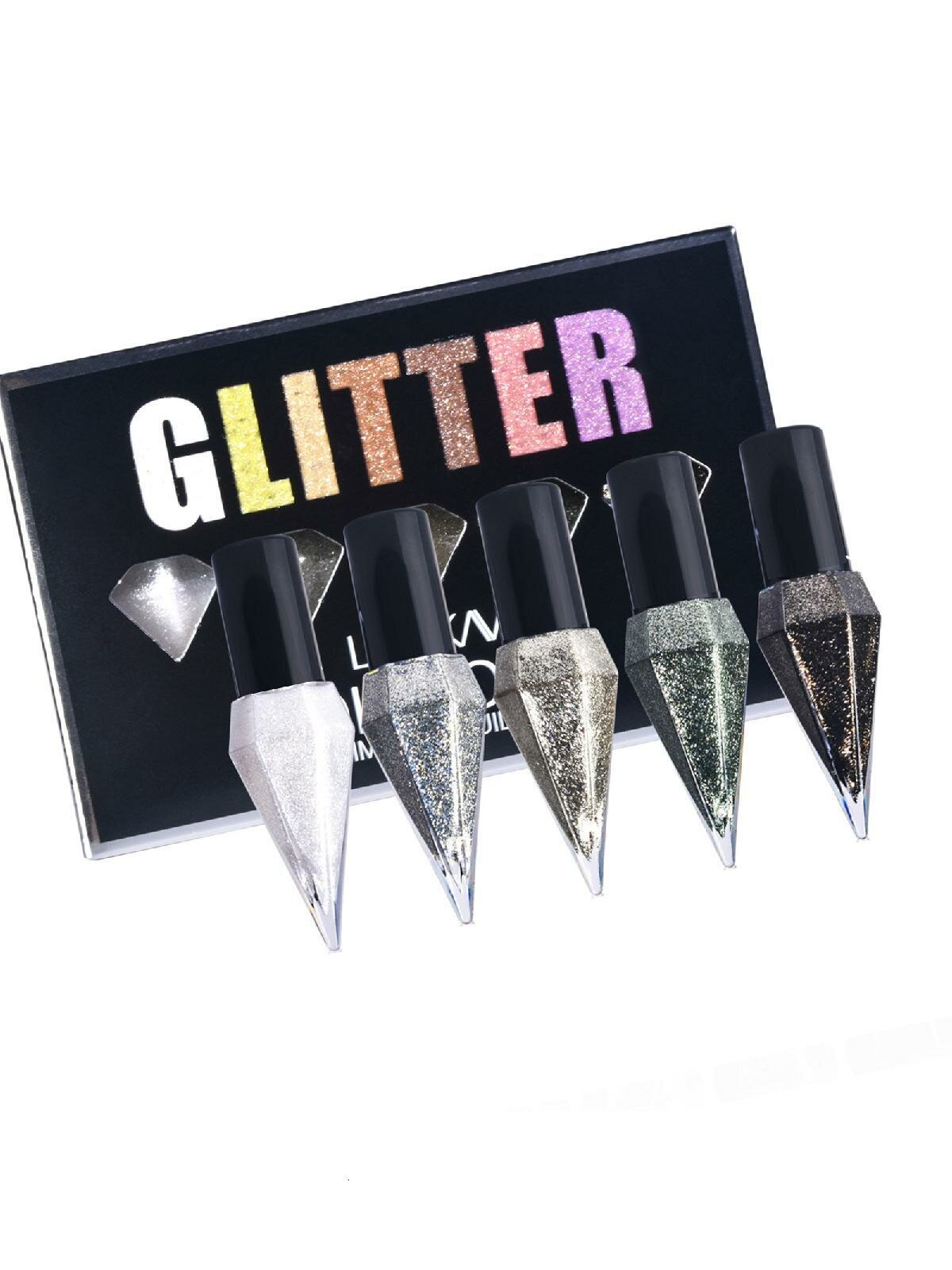 1 штучка натуральной блестящей подводки для глаз LOOKAVE с одним бриллиантом-Набор из 2