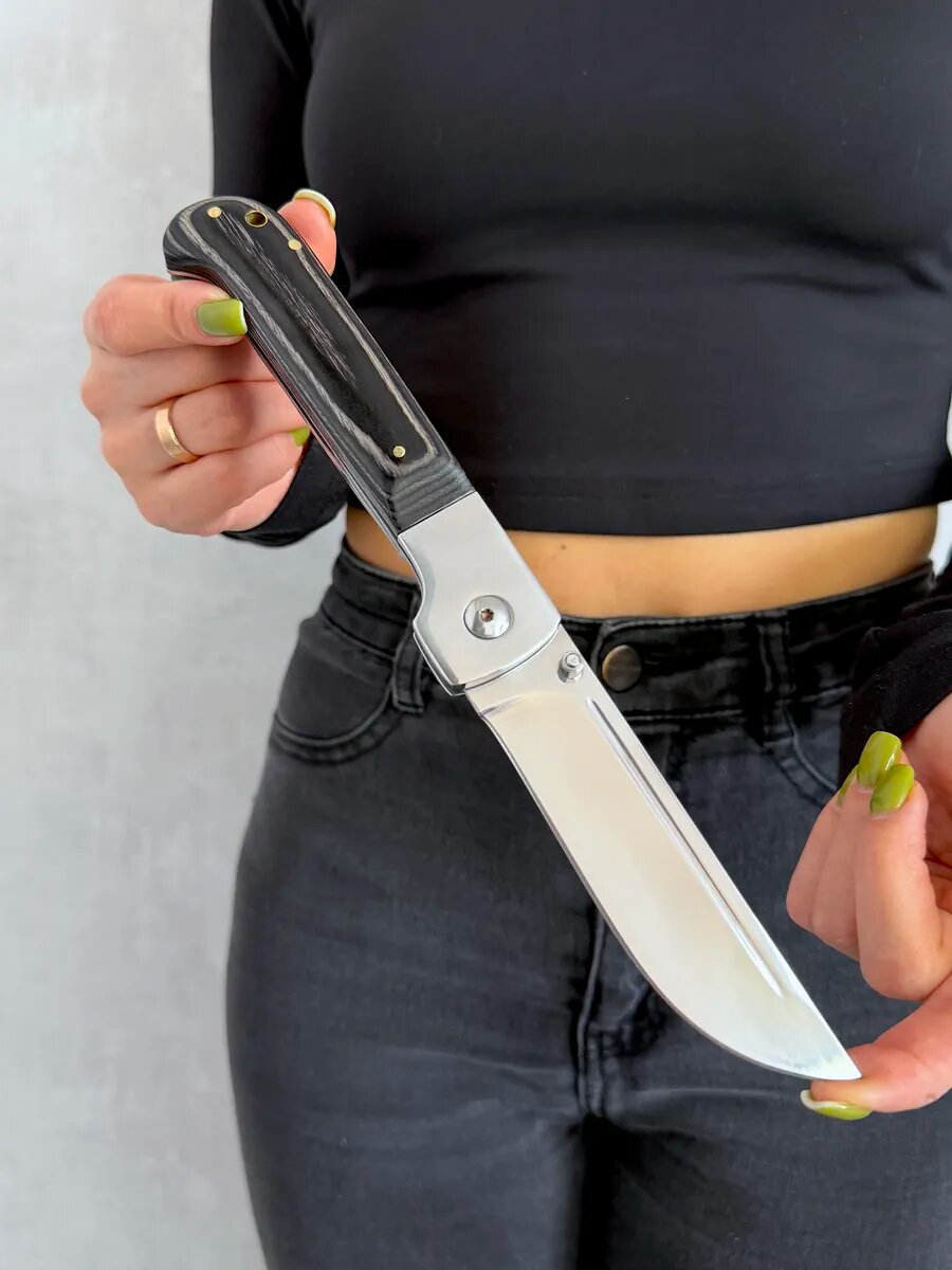 Нож складной туристический охотничий "Пчак" арт. 458g / Не холодные ножи