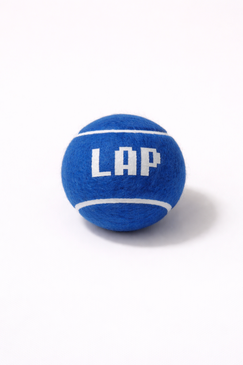 Мяч LAP, для игры в теннис и лапту, синий цвет, каучук, 6,5 см