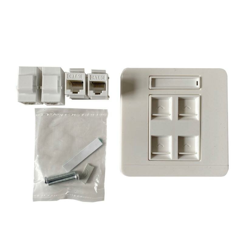 Сетевая розетка RJ45, 4 порта