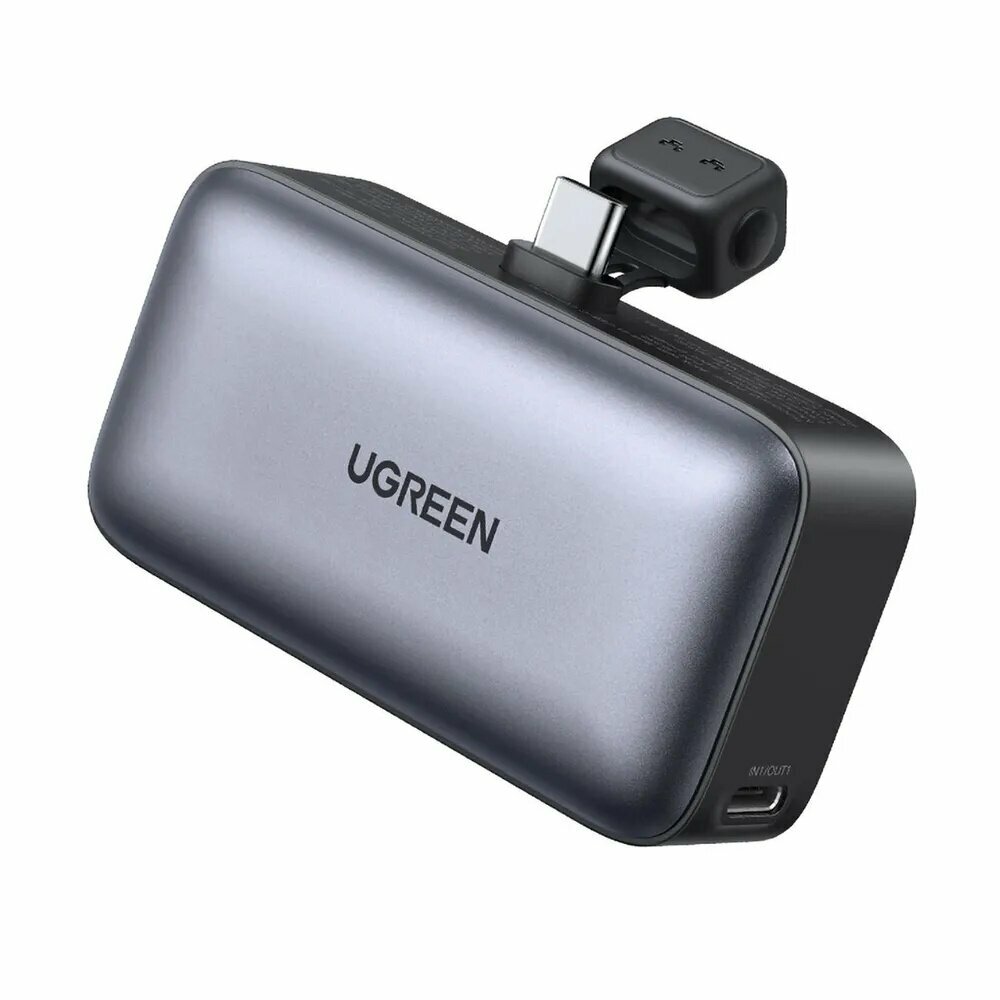 Внешний аккумулятор Ugreen 35338_, 5000мАч, PD 20Вт, USB-C, серый