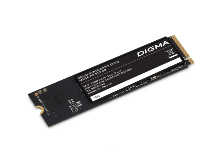 Твердотельный накопитель Digma Mega P5 512GB DGSM3512GP53T
