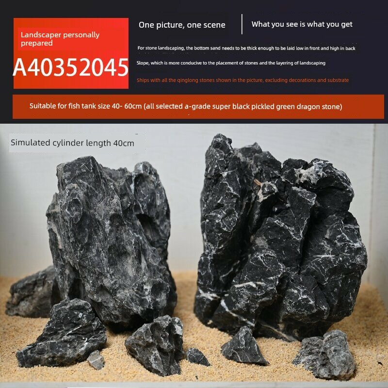 Набор из кислотно обработанного камня дракона для аквариумов, высококачественная натуральная декоративная структура,