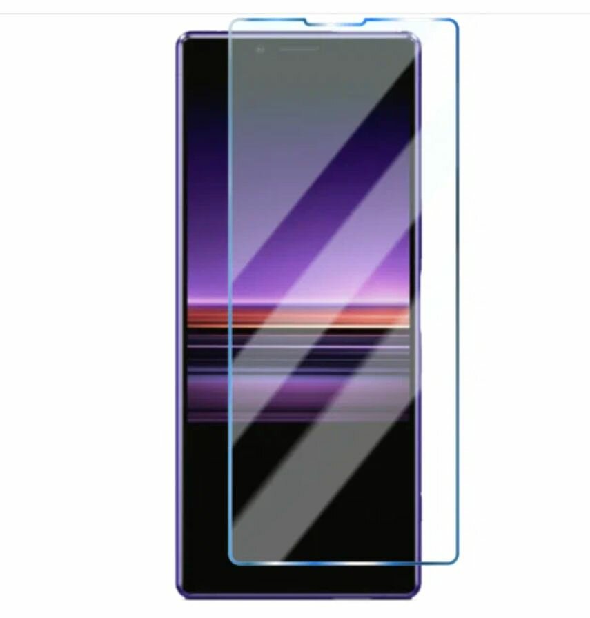 Защитное противоударное стекло MyPads на Sony Xperia 5 II с олеофобным покрытием