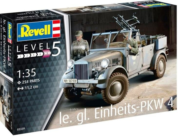 03339 Revell Военный автомобиль Le. gl. Einheits-PKW 4 1/35
