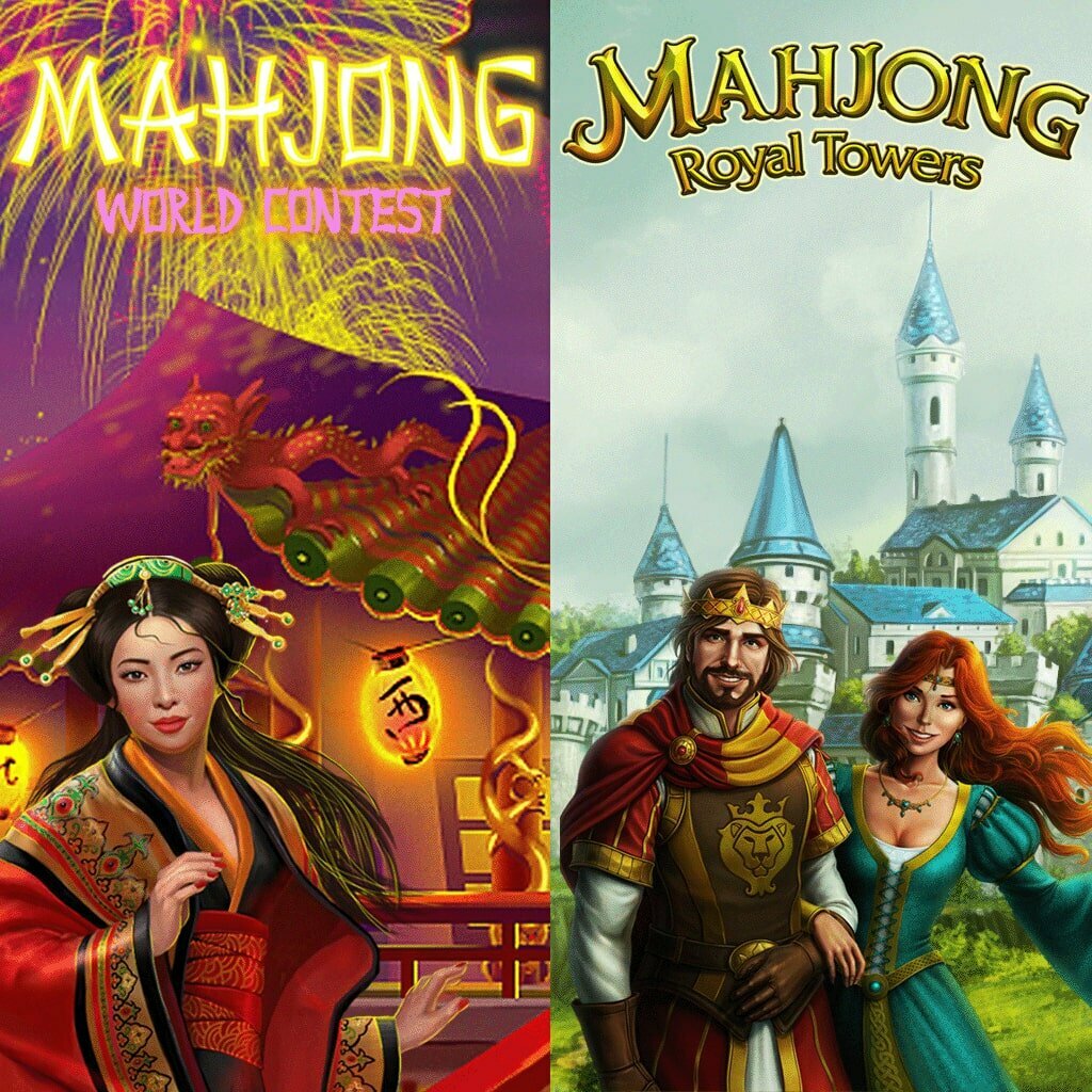 Игра MAHJONG WORLD CONTEST&MAHJONG ROYAL TOWERS, цифровое издание PlayStation 4, регион Турция / код пополнения баланса