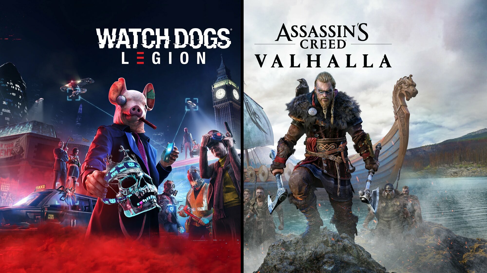 Assassins Creed Valhalla + Watch Dogs Legion Bundle для Sony PlayStation | PS4 и PS5 на русском языке | Игра навсегда | Быстрая доставка (Турция)