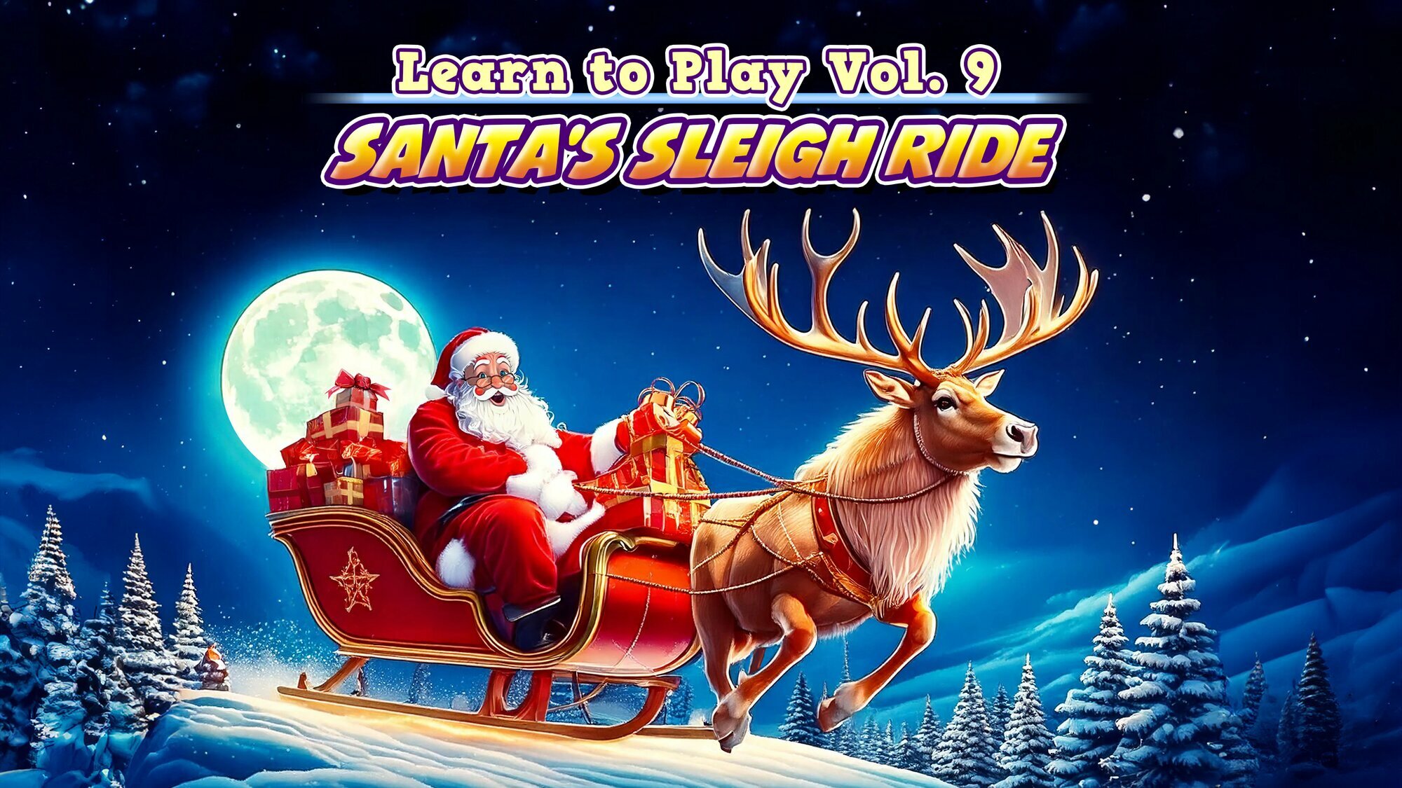 Learn to Play Vol 9 Santas Sleigh Ride для Sony PlayStation | PS5 | Игра навсегда | Быстрая доставка (Турция)