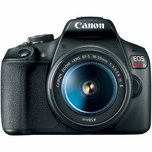 Фотоаппарат Canon EOS Rebel T7 EF-S 18-55mm IS II KIT Black Черный