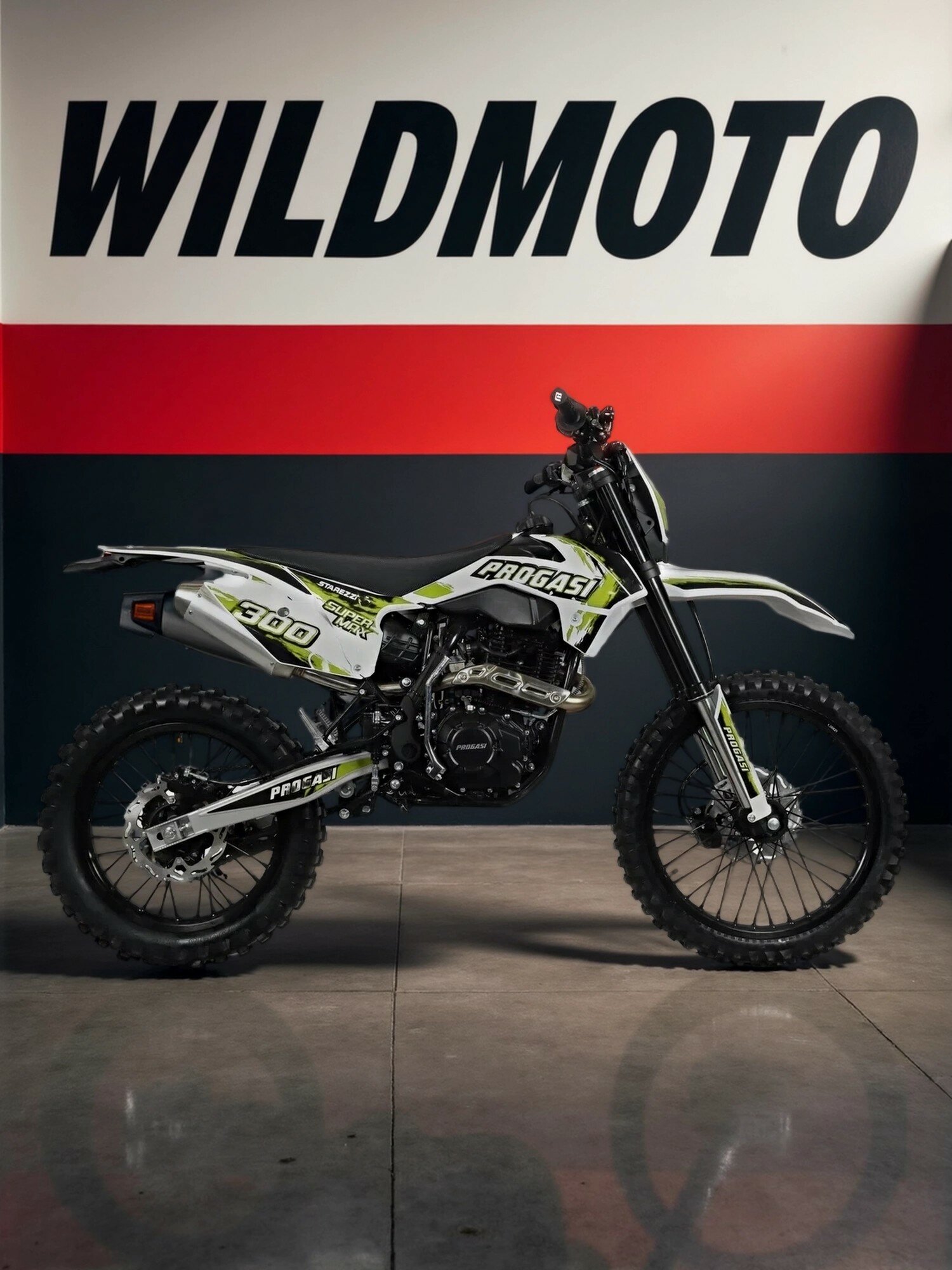 Мотоцикл кроссовый Progasi Super Max 300NG ❗27л. с ❗регулируемая подвеска ❗резина KENDA 21/18,