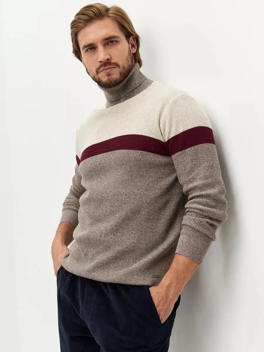 Водолазка хлопковый джемпер 100% хлопок