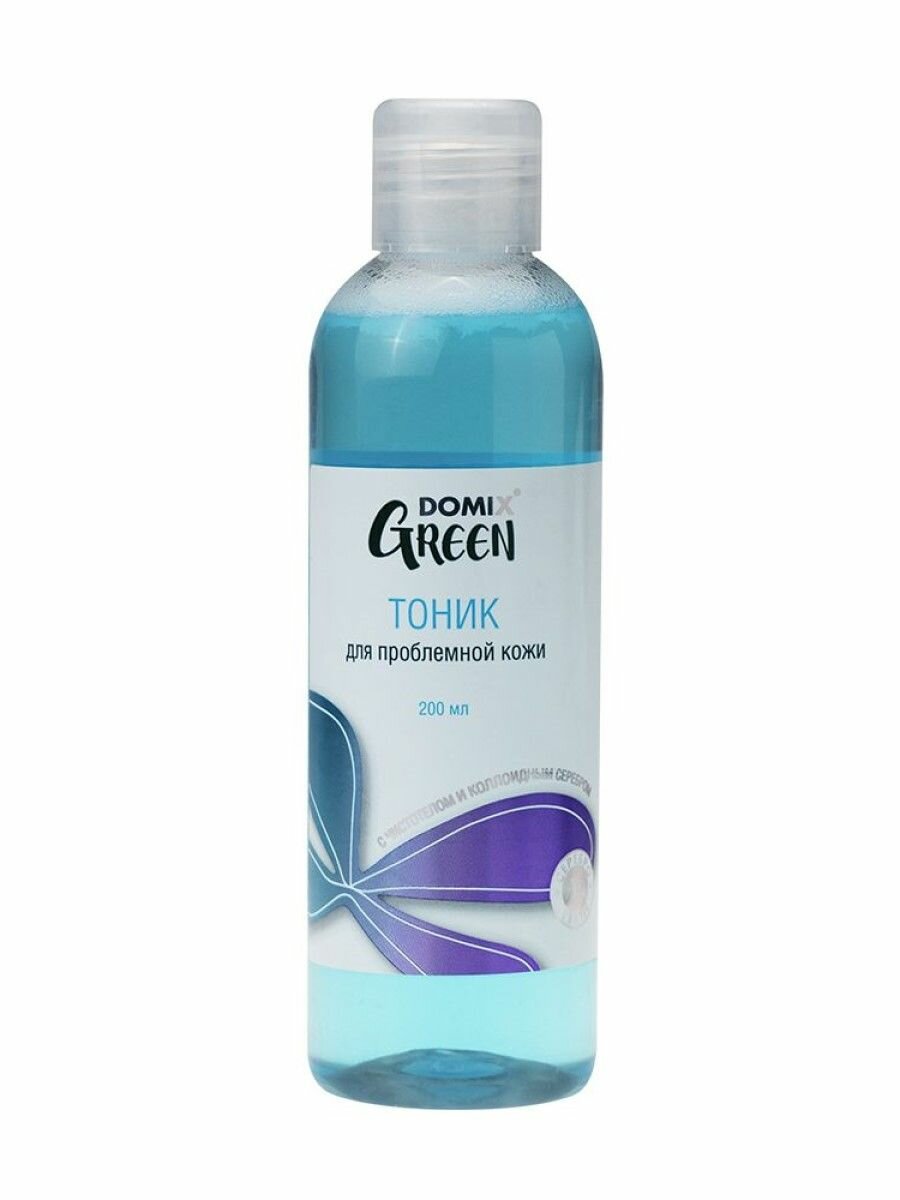 Domix Green Тоник для проблемной кожи с чистотелом D-пантенолом и наносеребром 200мл