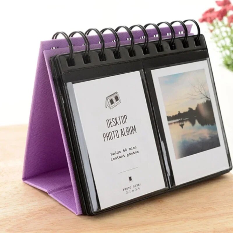 Фотоальбом Instax Mini 68 карманов Фиолетовый, purple