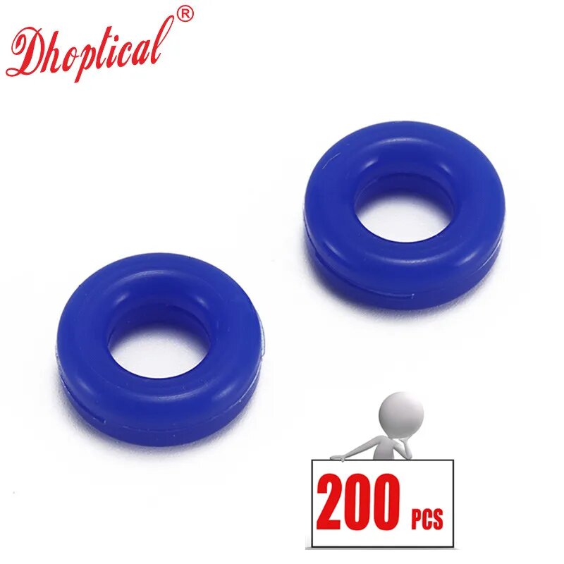 Противоскользящие силиконовые дужки для очков Sprot by Dhoptical (200 шт.) Синий, глубокий синий