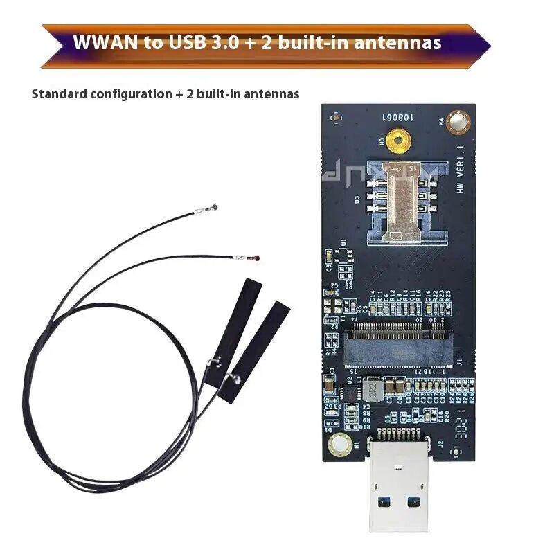 WWAN USB 3.0 адаптер с 2 антеннами