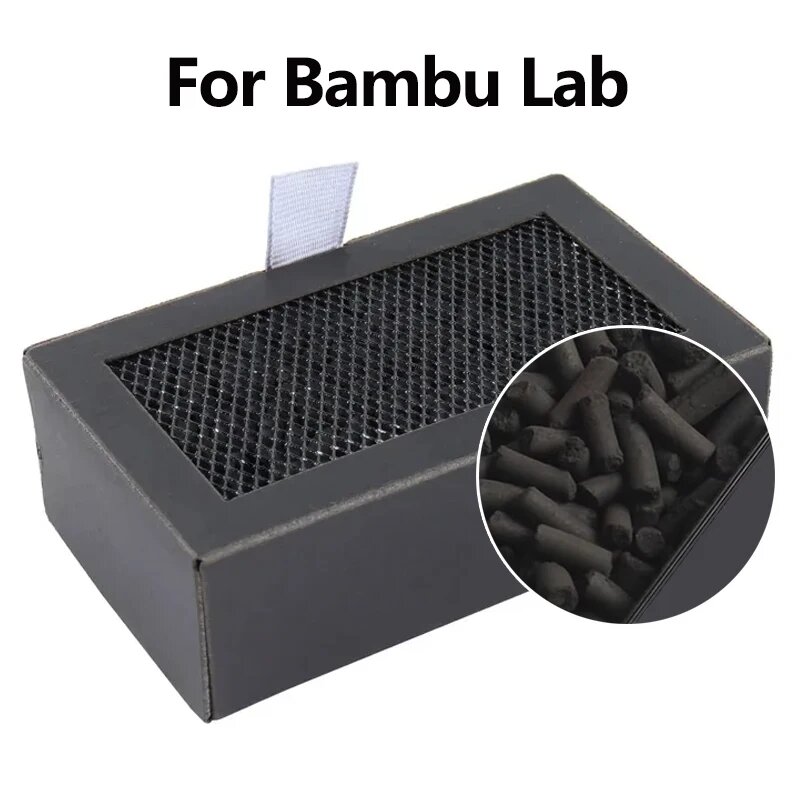 Для Bambu Lab фильтр с активированным углем, сменный фильтр для очистителя воздуха, детали 3D-принтера для BambuLab X1-углеродный фильтр