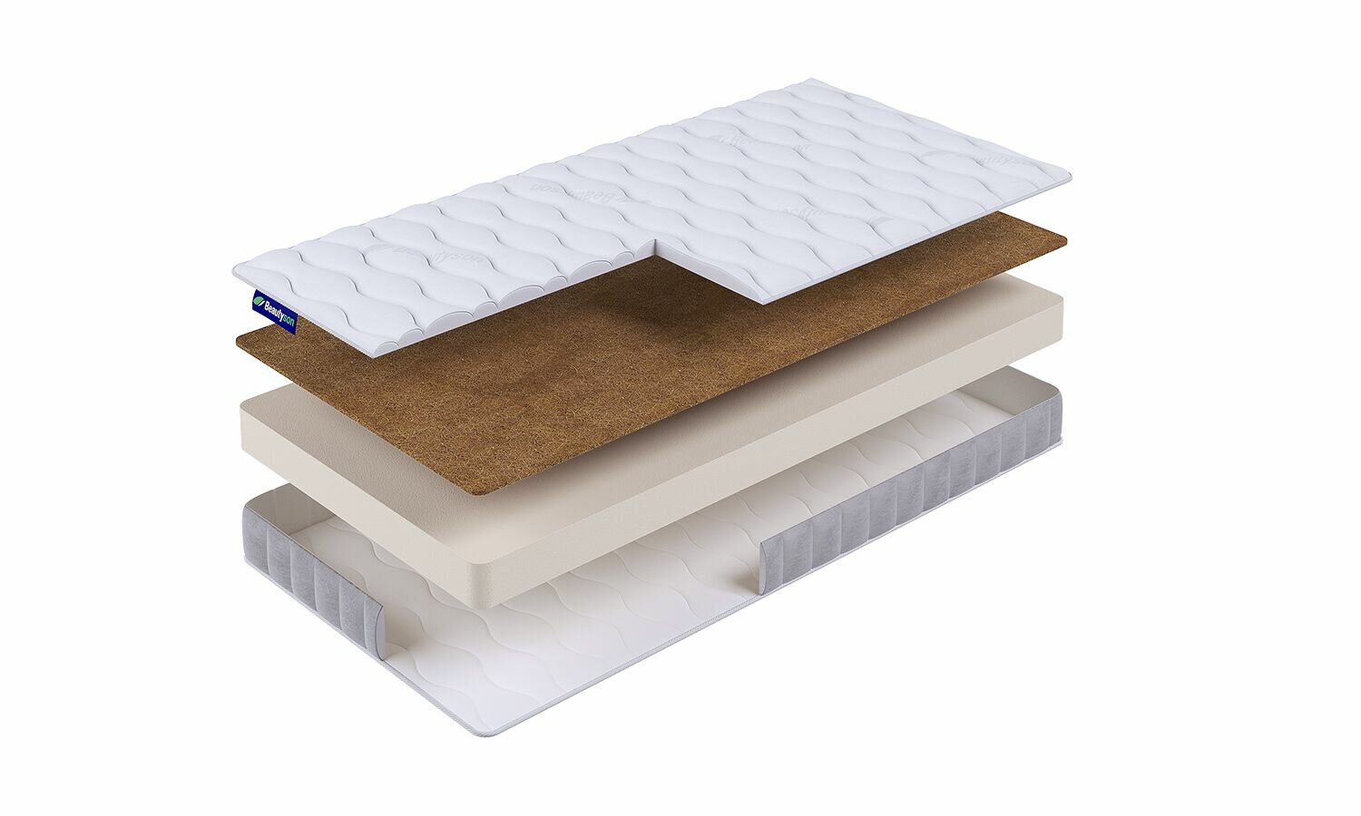 Матрас Beautyson Baby Roll Cocos Lux подростковый 80х200, высота 11 см