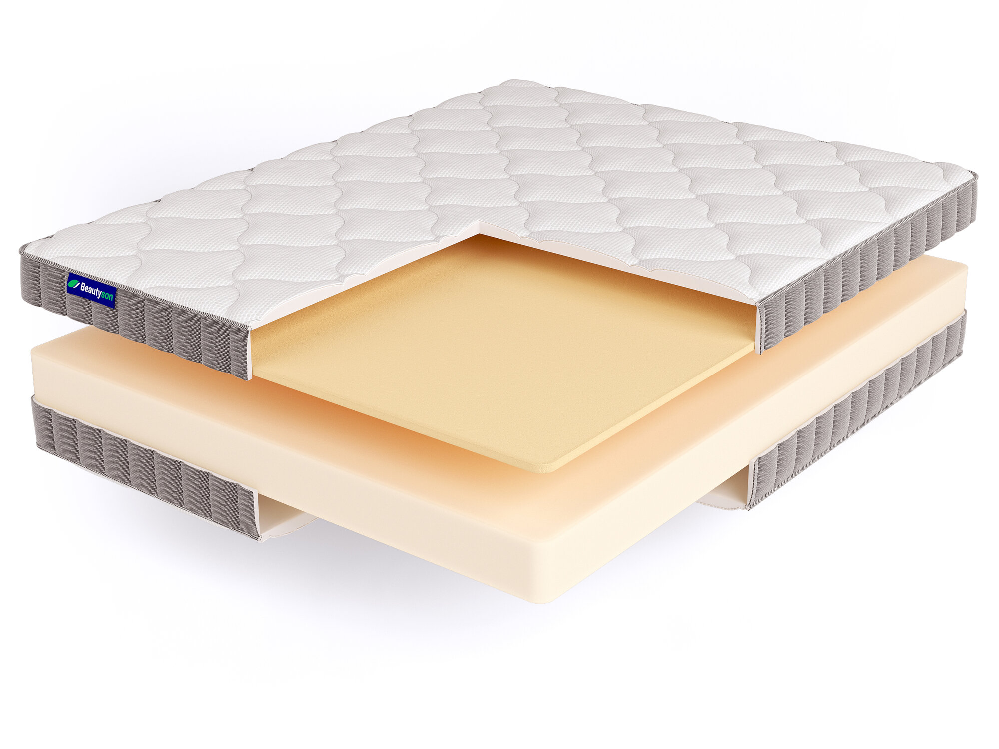 Матрас Beautyson Promo 10 80х195 высота 16 см анатомический средней жесткости Беспружинный