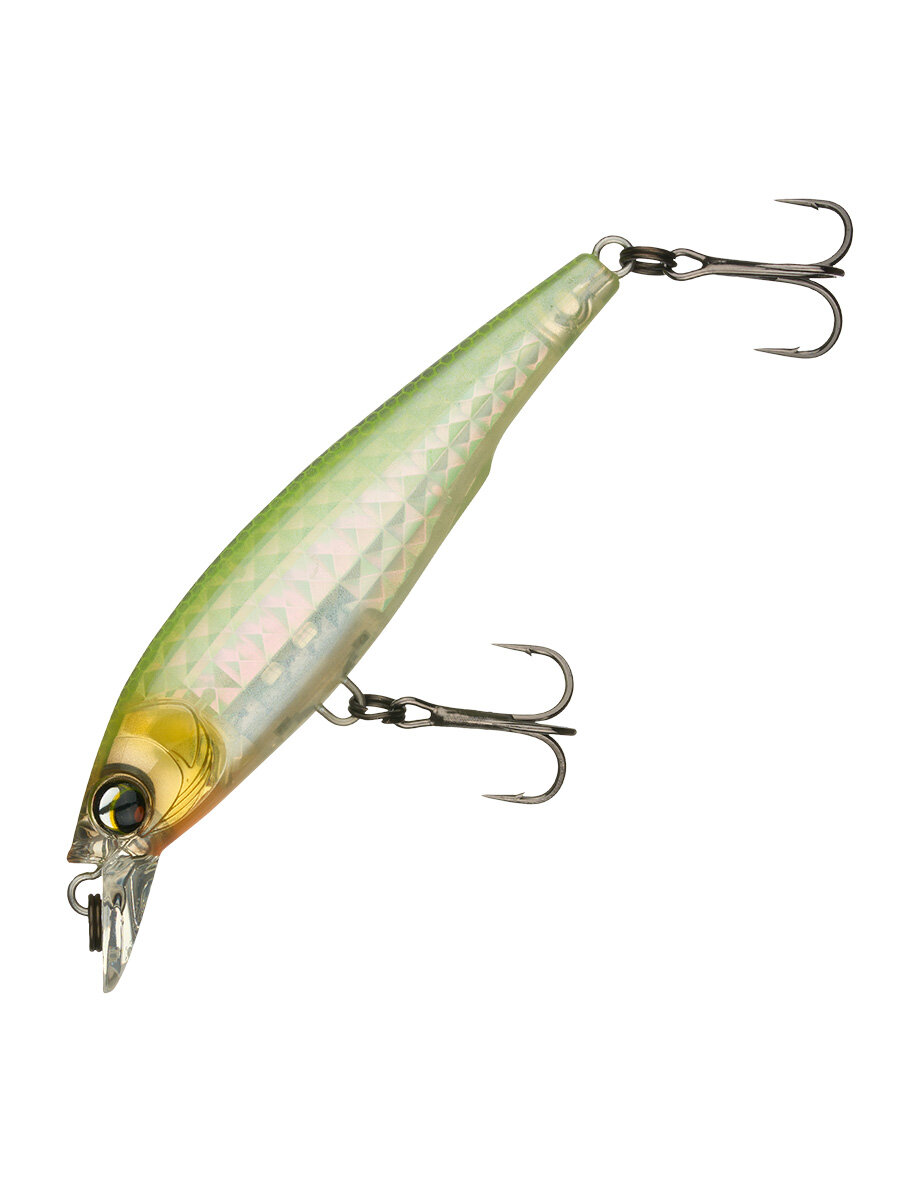 Воблер для рыбалки Duel L-Bass Jerkbait 80SP F1214-GSCB, 80 мм, 9,5 г, нейтральный, минноу