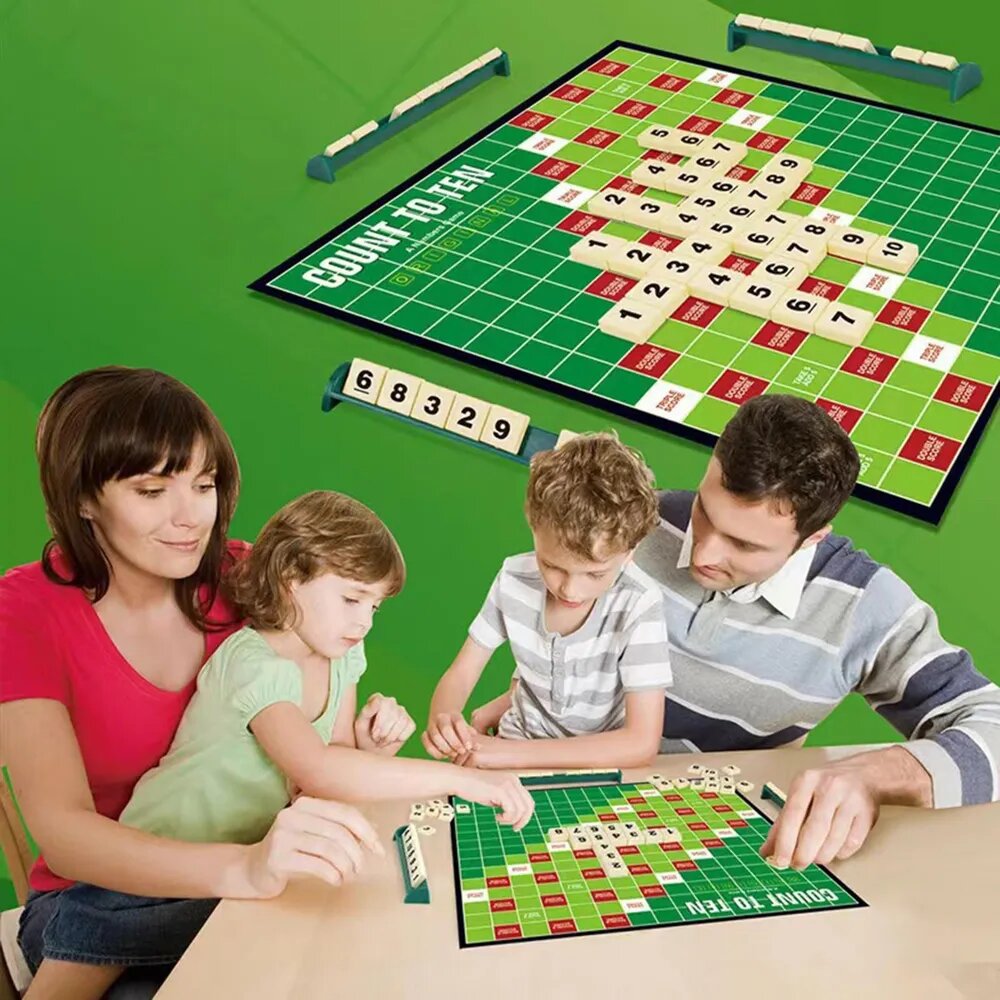 Игрушка-головоломка с английскими номерами для скрэббл , Обучающая игра